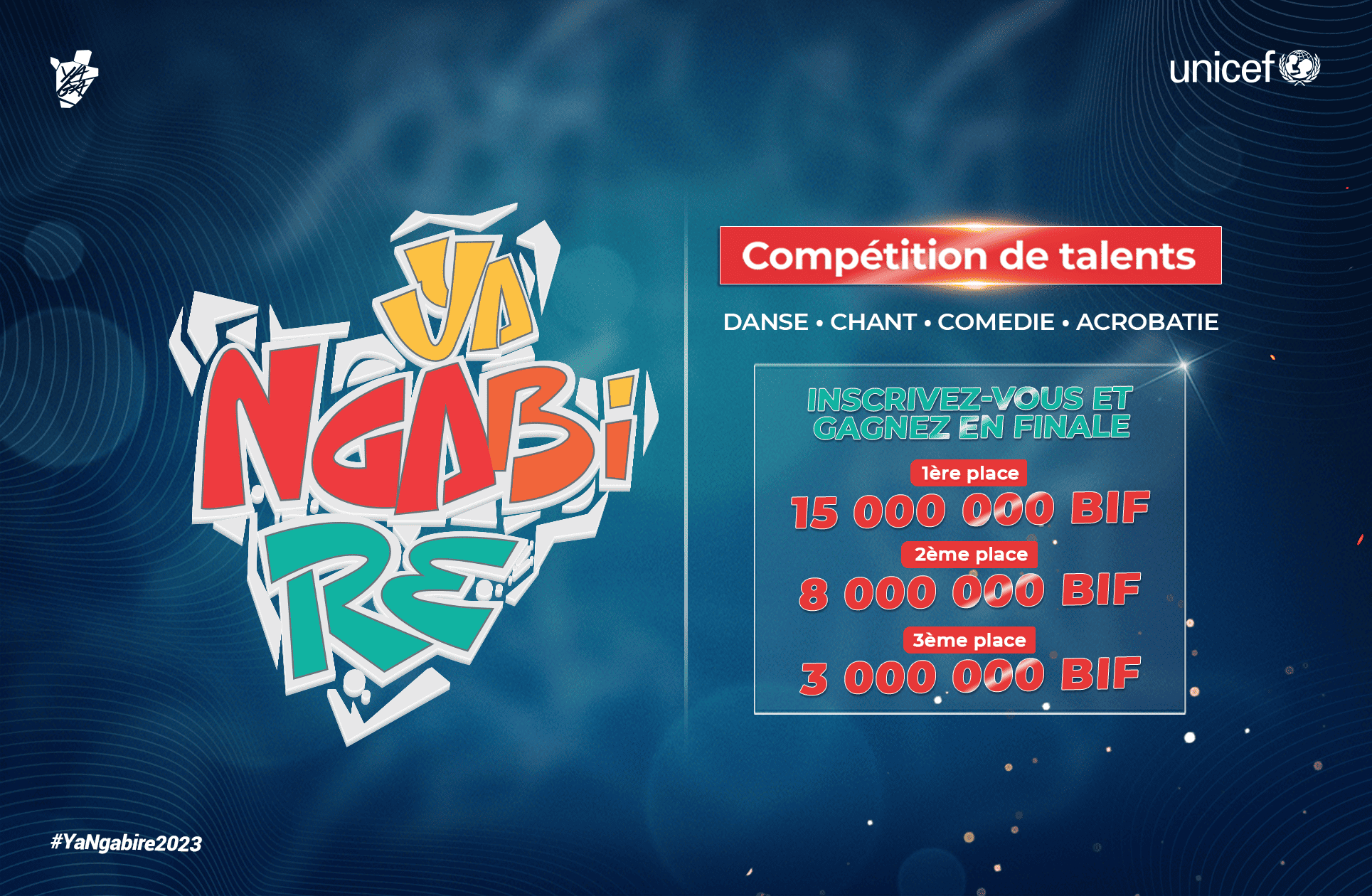 YA NGABIRE : Appel à candidatures pour un concours de jeunes talents ...
